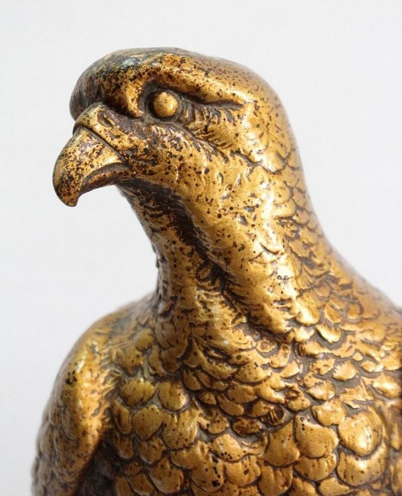 P. Balestra, Raptor on Rock, Early 20th-Century, Plaster for sale at Pamono