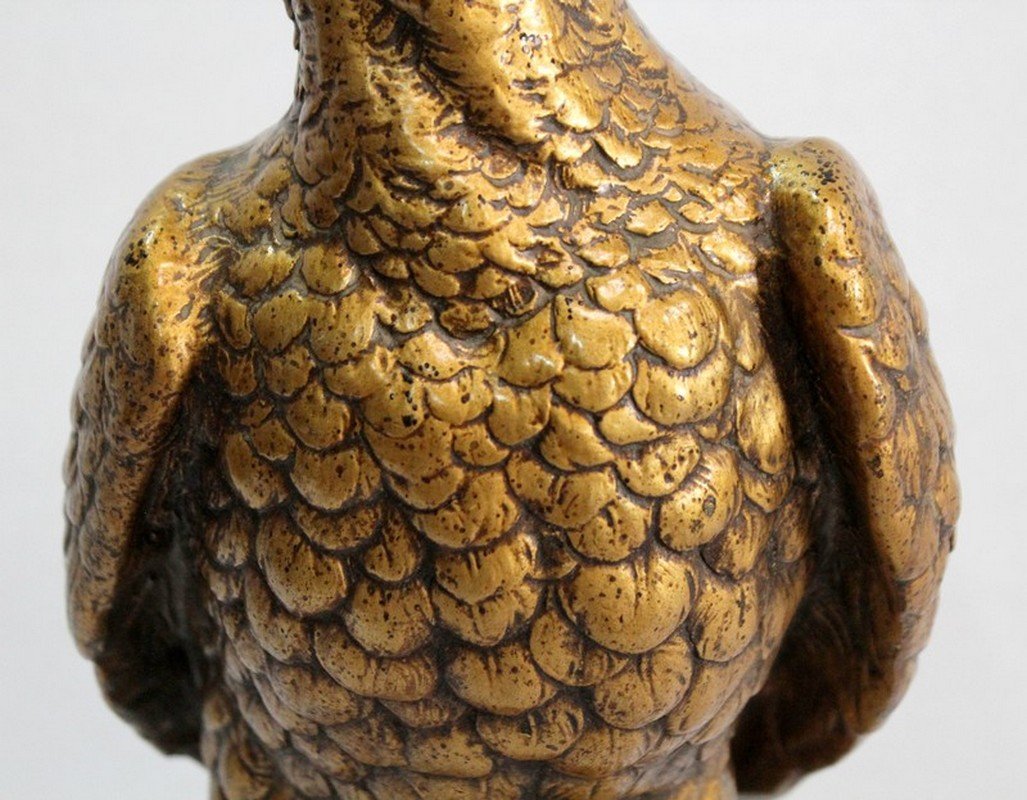 P. Balestra, Raptor on Rock, Early 20th-Century, Plaster for sale at Pamono