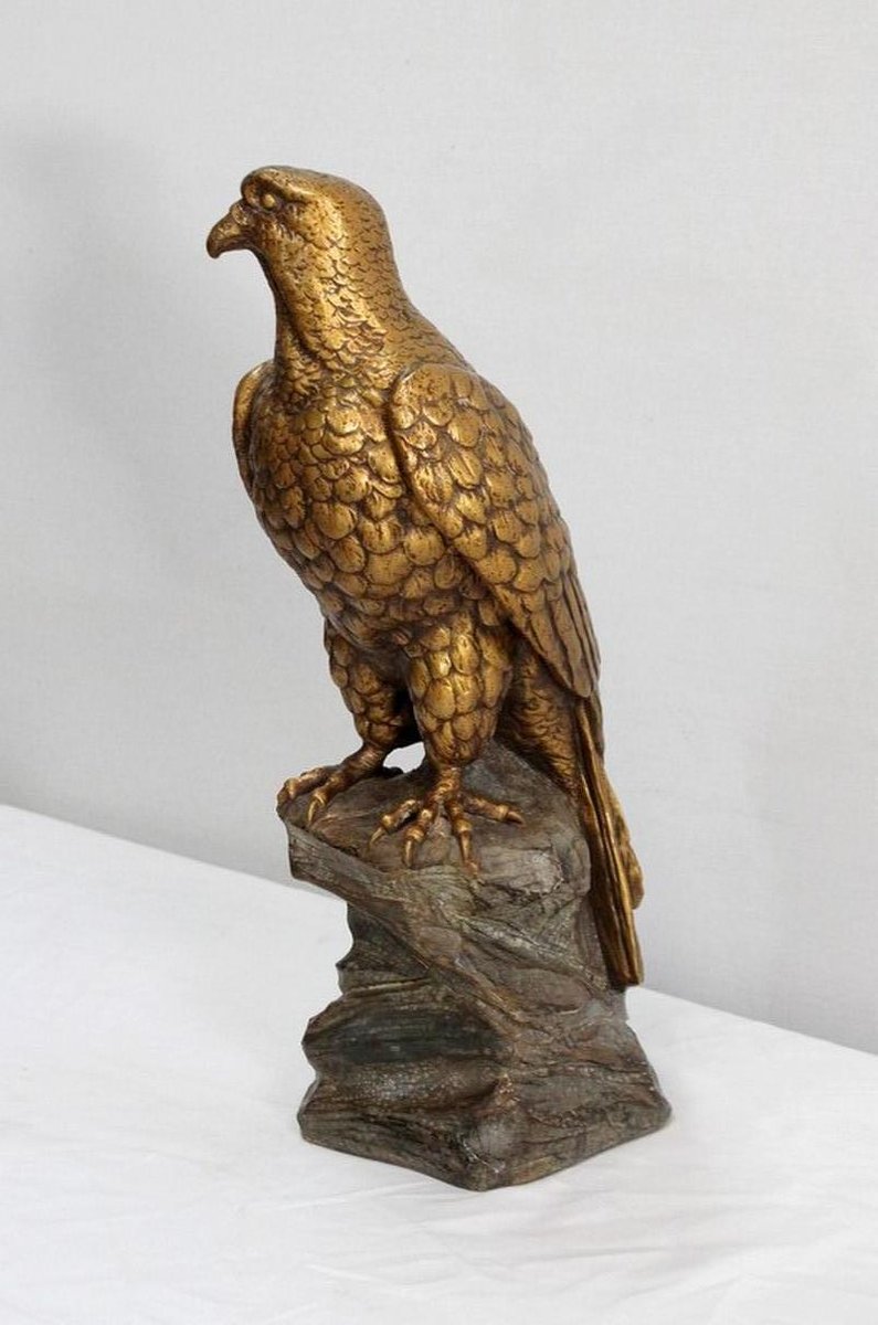 P. Balestra, Raptor on Rock, Early 20th-Century, Plaster for sale at Pamono