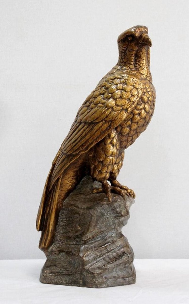 P. Balestra, Raptor on Rock, Early 20th-Century, Plaster for sale at Pamono