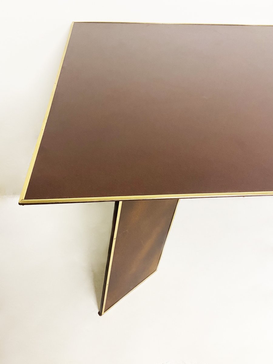 Modernist Dining Table in Corten for sale at Pamono