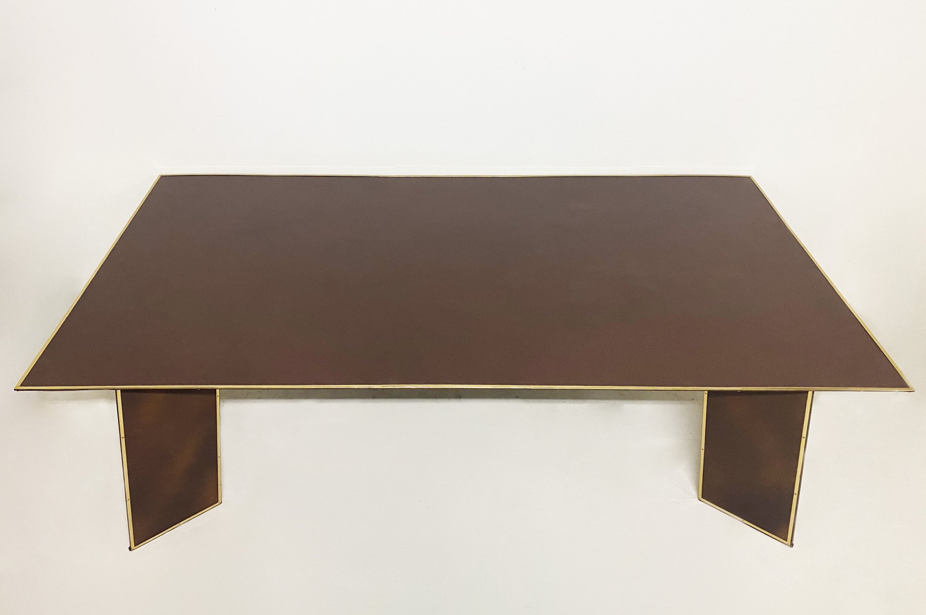 Modernist Dining Table in Corten for sale at Pamono