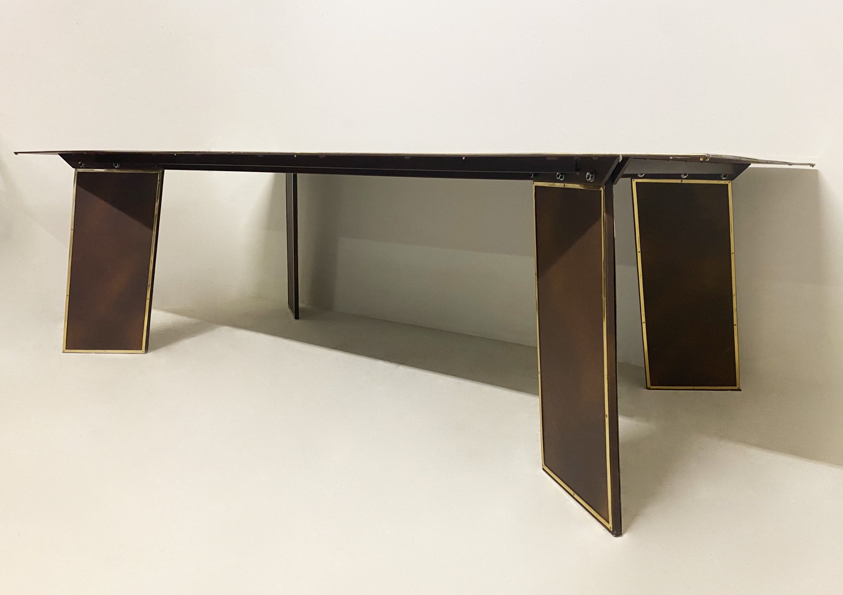 Modernist Dining Table in Corten for sale at Pamono