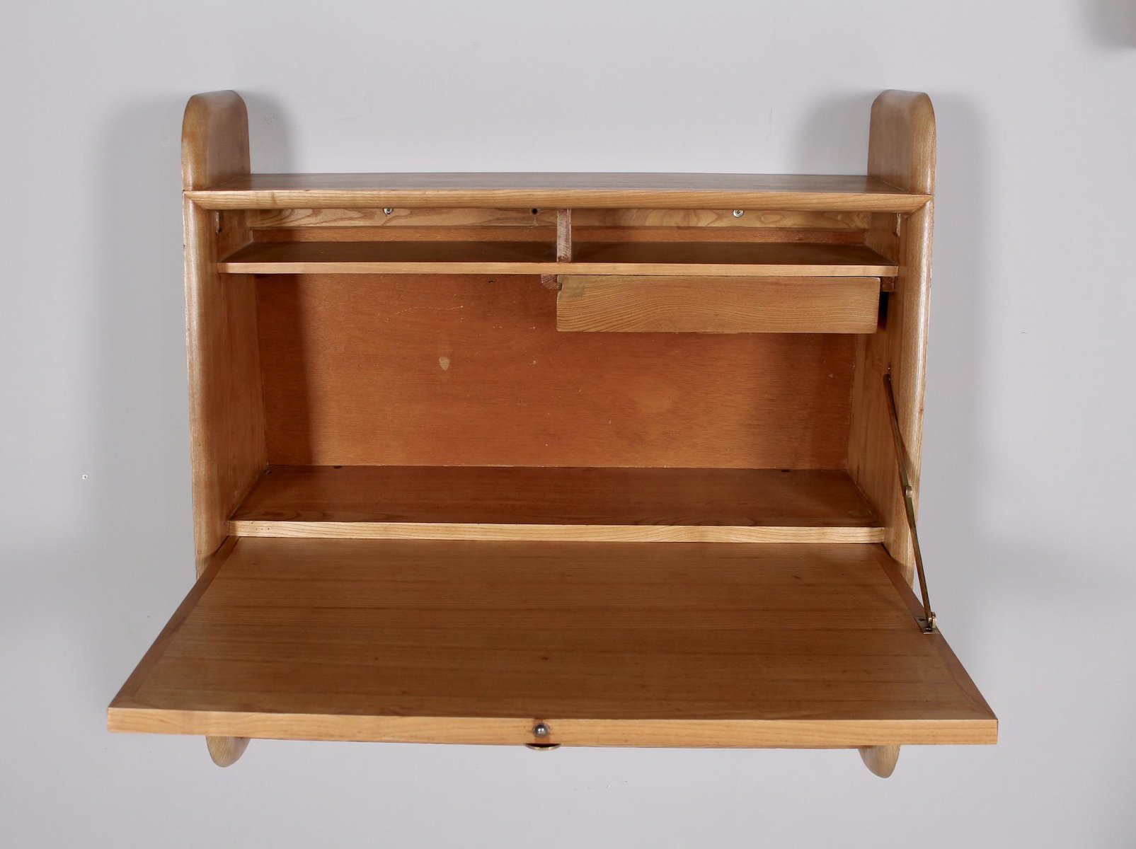 Hanging Secretary and Shelf in Elm for sale at Pamono