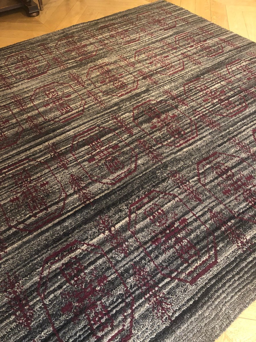 20th Century Italian Grey & Red Square Rug from Sardinia, 1960s for ...