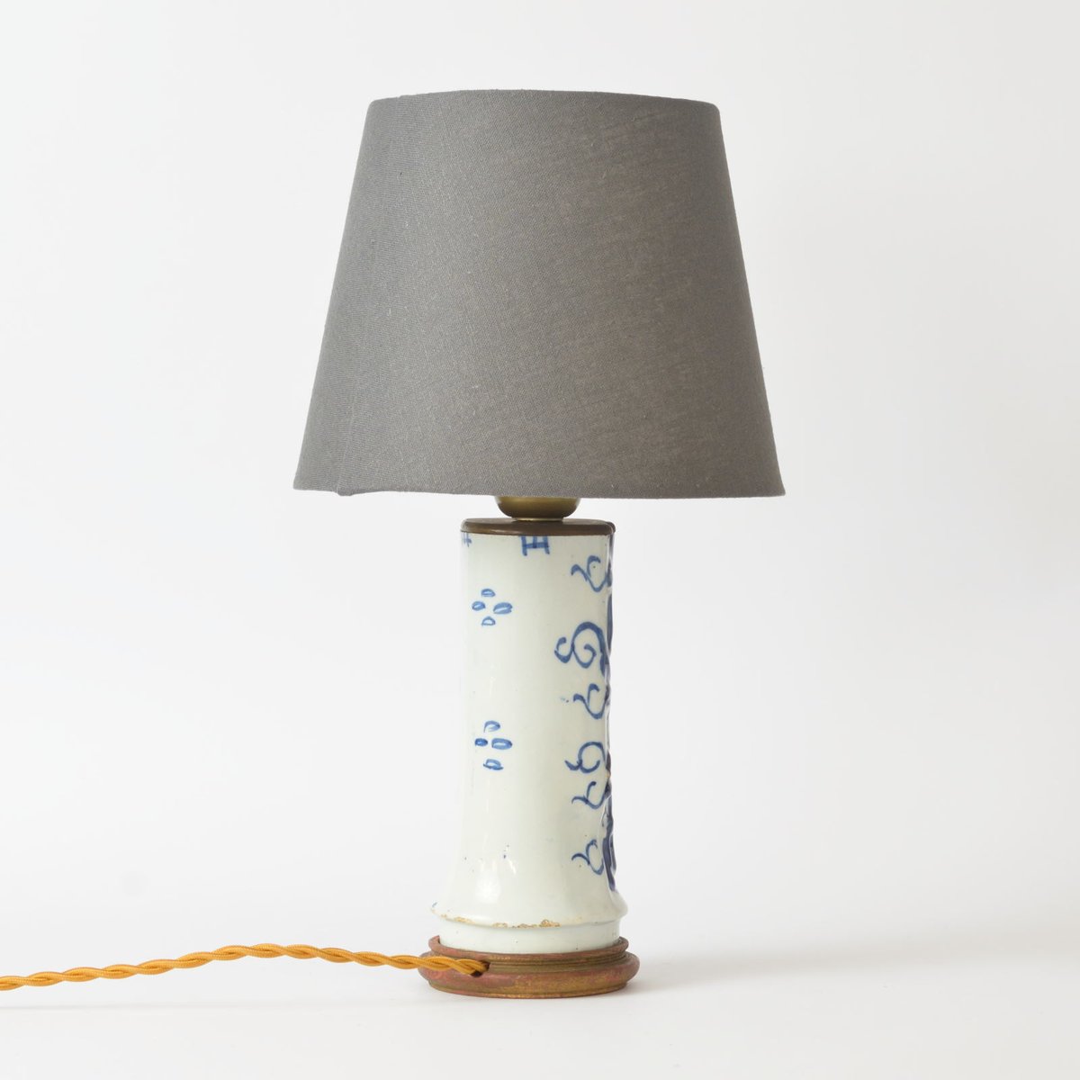 18th Century Delftware Table Lamp for sale at Pamono