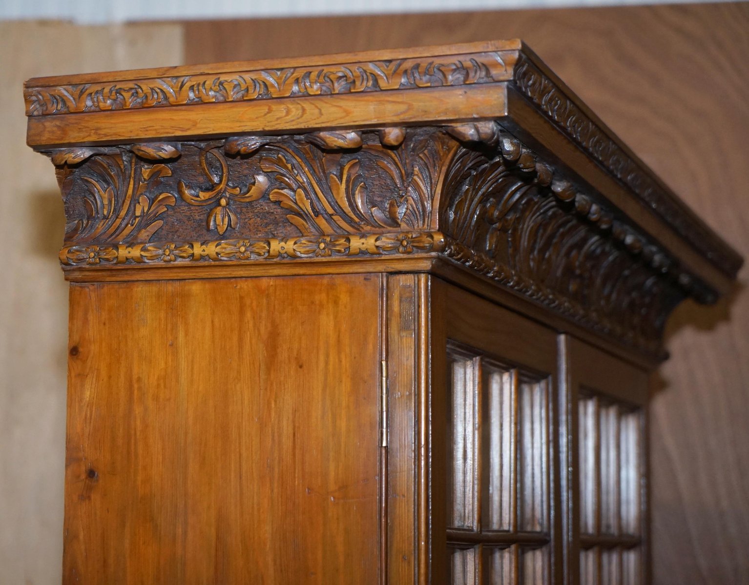 Large Antique Library Bookcase by Samuel Pepys, 1966 for sale at Pamono