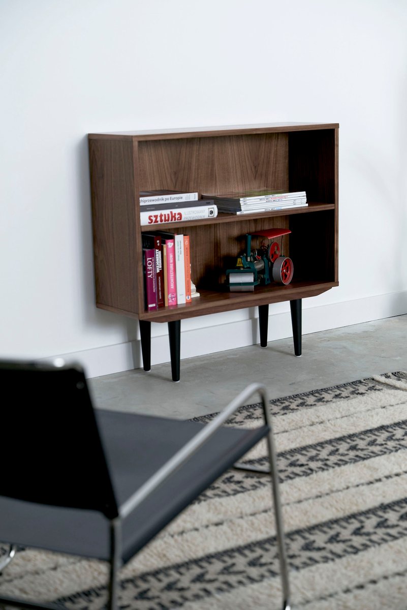 Danish Walnut Bookcase for sale at Pamono