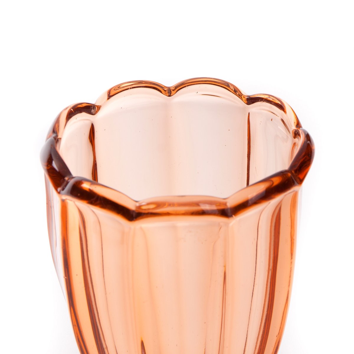 Art Deco Polish Rosaline Glass Vase for sale at Pamono
