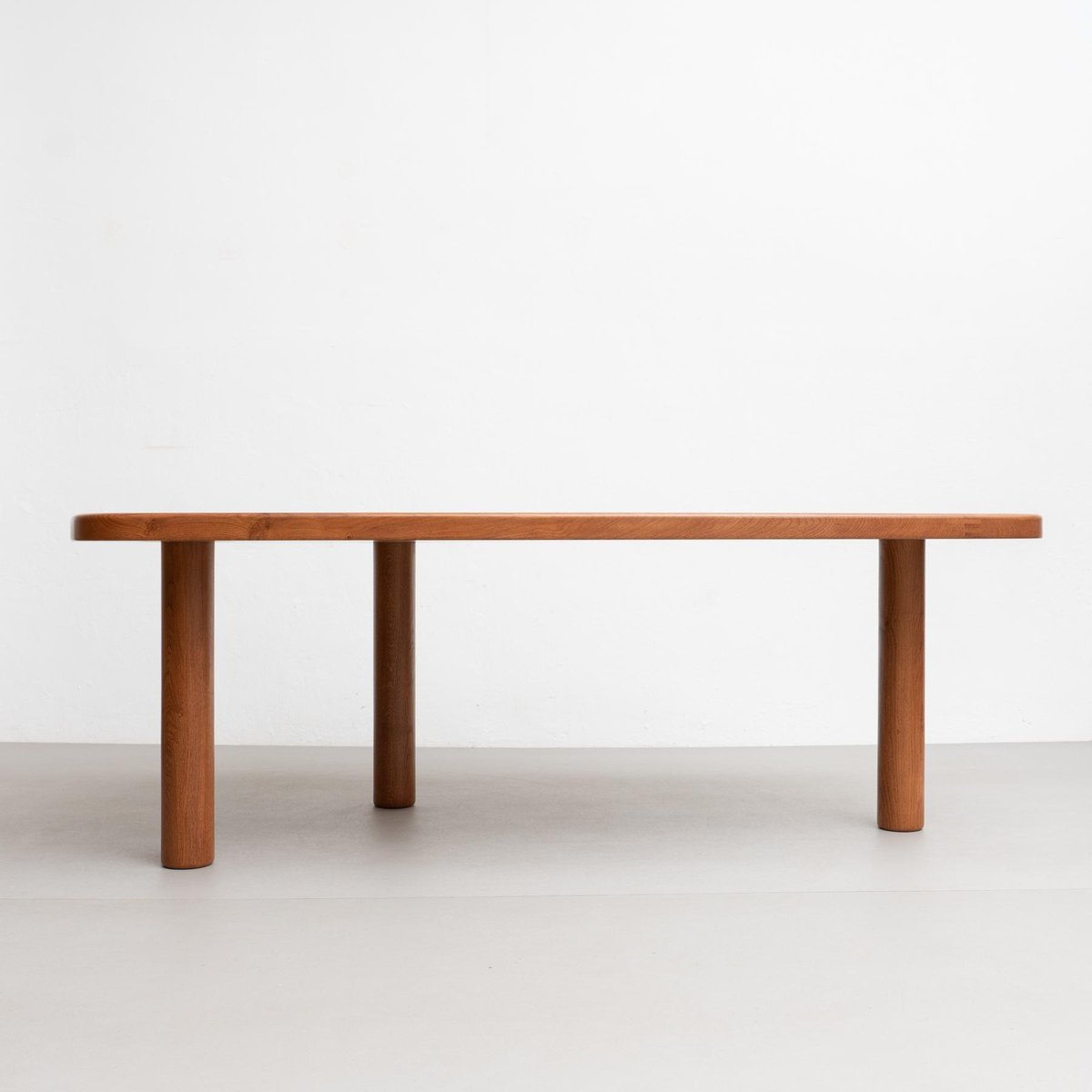 Large Contemporary Oak Freeform Dining Table for sale at Pamono