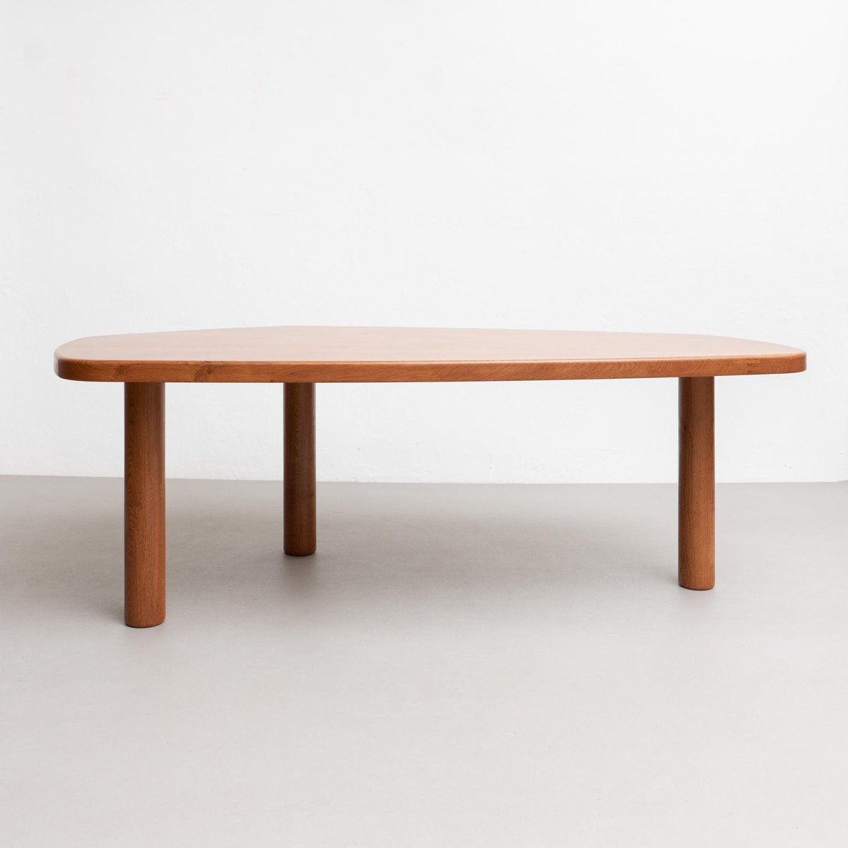 Large Contemporary Oak Freeform Dining Table for sale at Pamono
