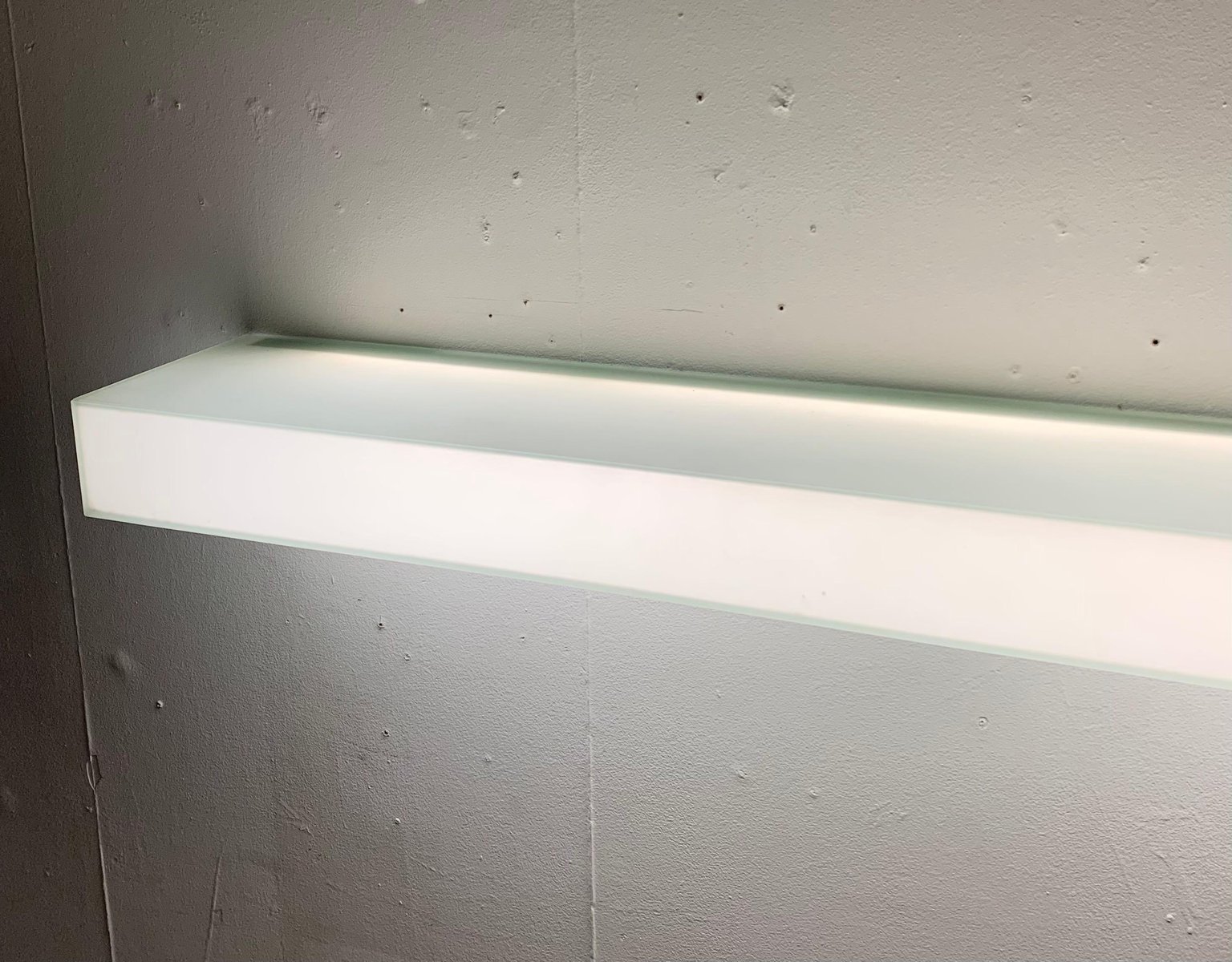 Mid-Century Glass Suspended Console by Nanda Vigo, Italy for sale at Pamono