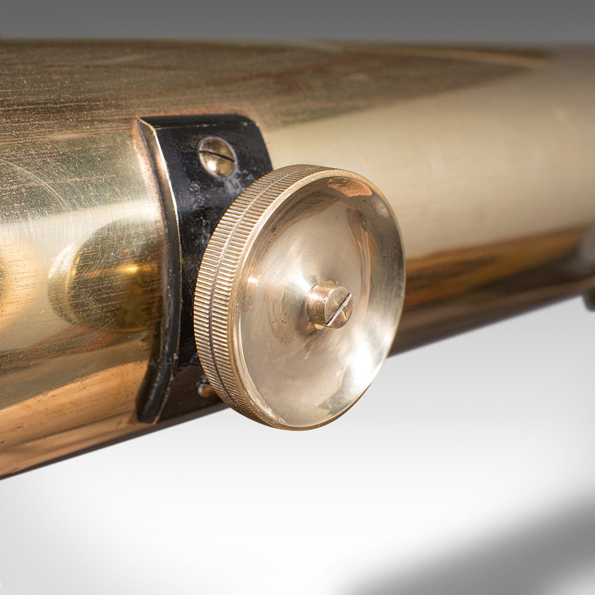 Large Antique English Library Telescope from Broadhurst & Co for sale ...