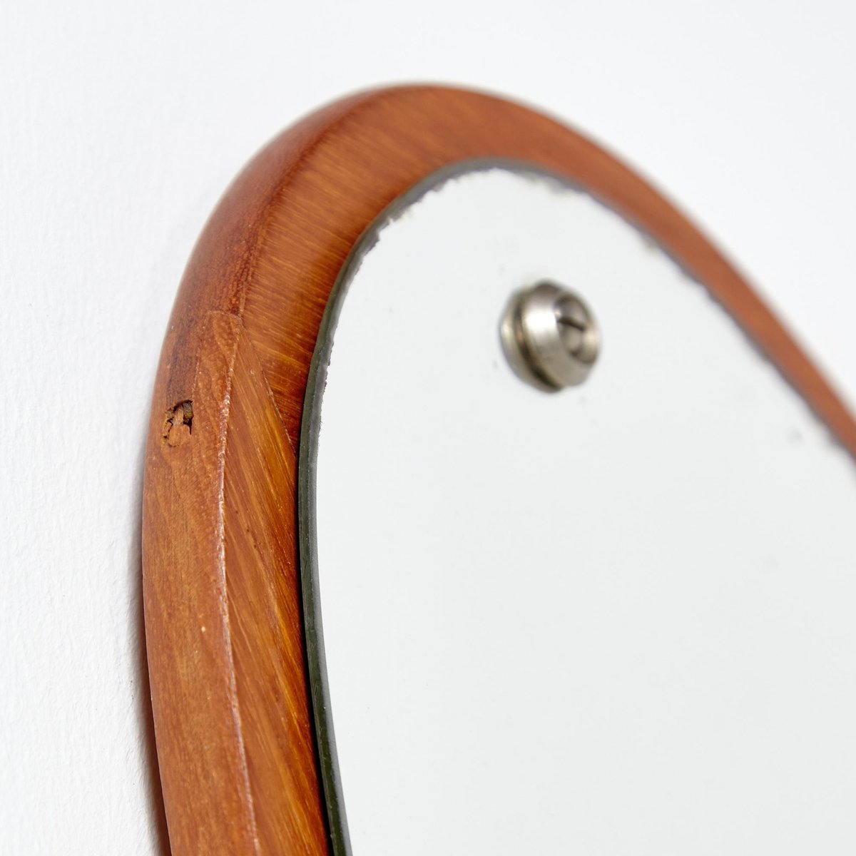 Teak Framed Mirror for sale at Pamono