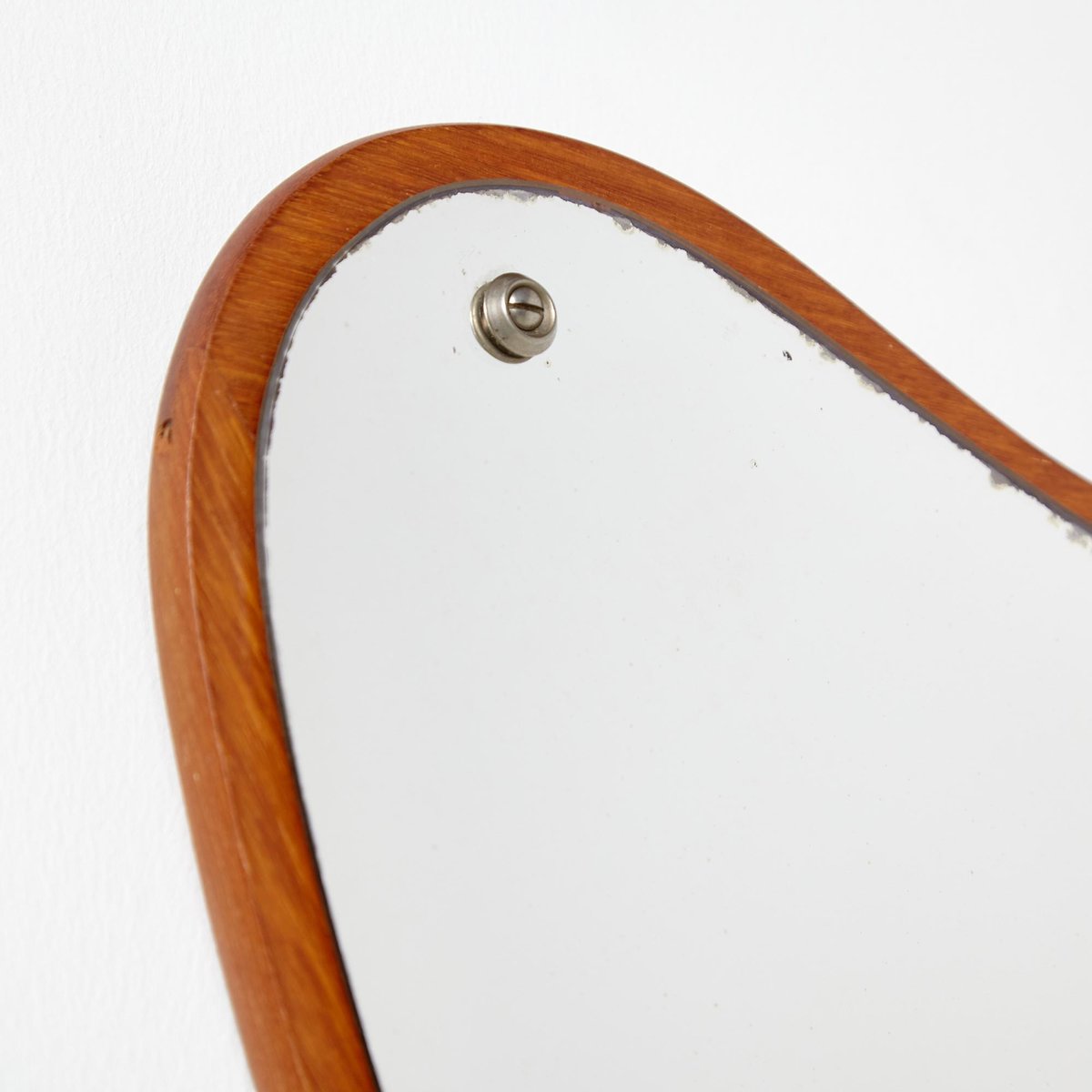 Teak Framed Mirror for sale at Pamono