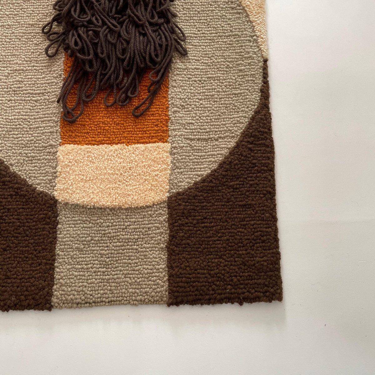 Tappeto da parete Macrame Pop Art in stile Panton di Verner Panton per ...