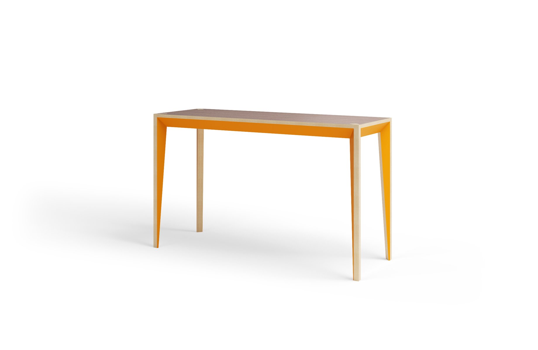 MiMi Console Table Walnut Orange by Ale Preda for miduny for sale at Pamono