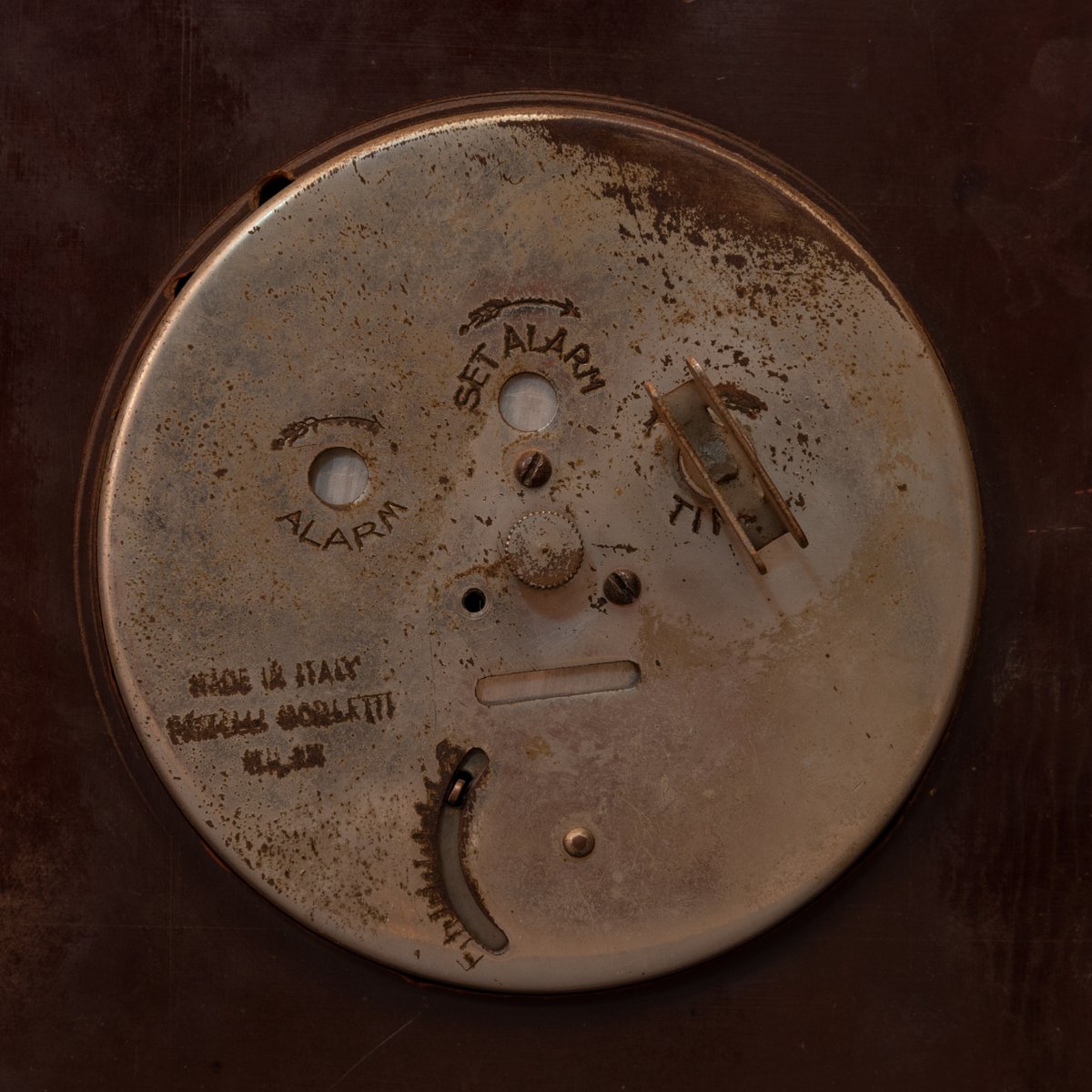 Veglia Table Clock from Fratelli Borletti, Milan for sale at Pamono