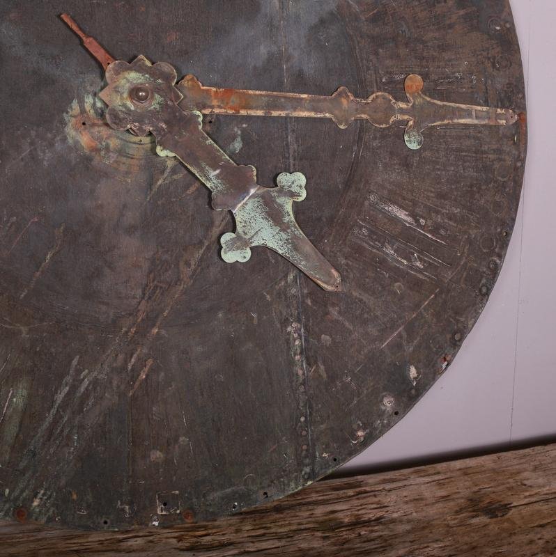 French Copper Clock Face for sale at Pamono