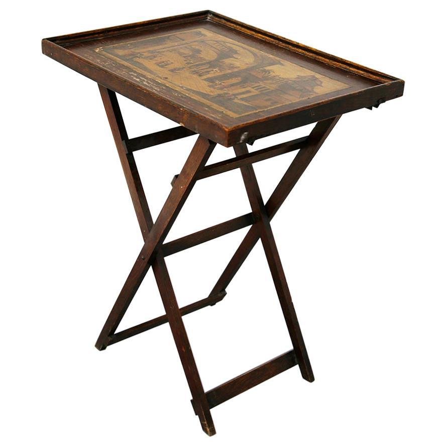 Imperial Chinese Foldable Side Table for sale at Pamono
