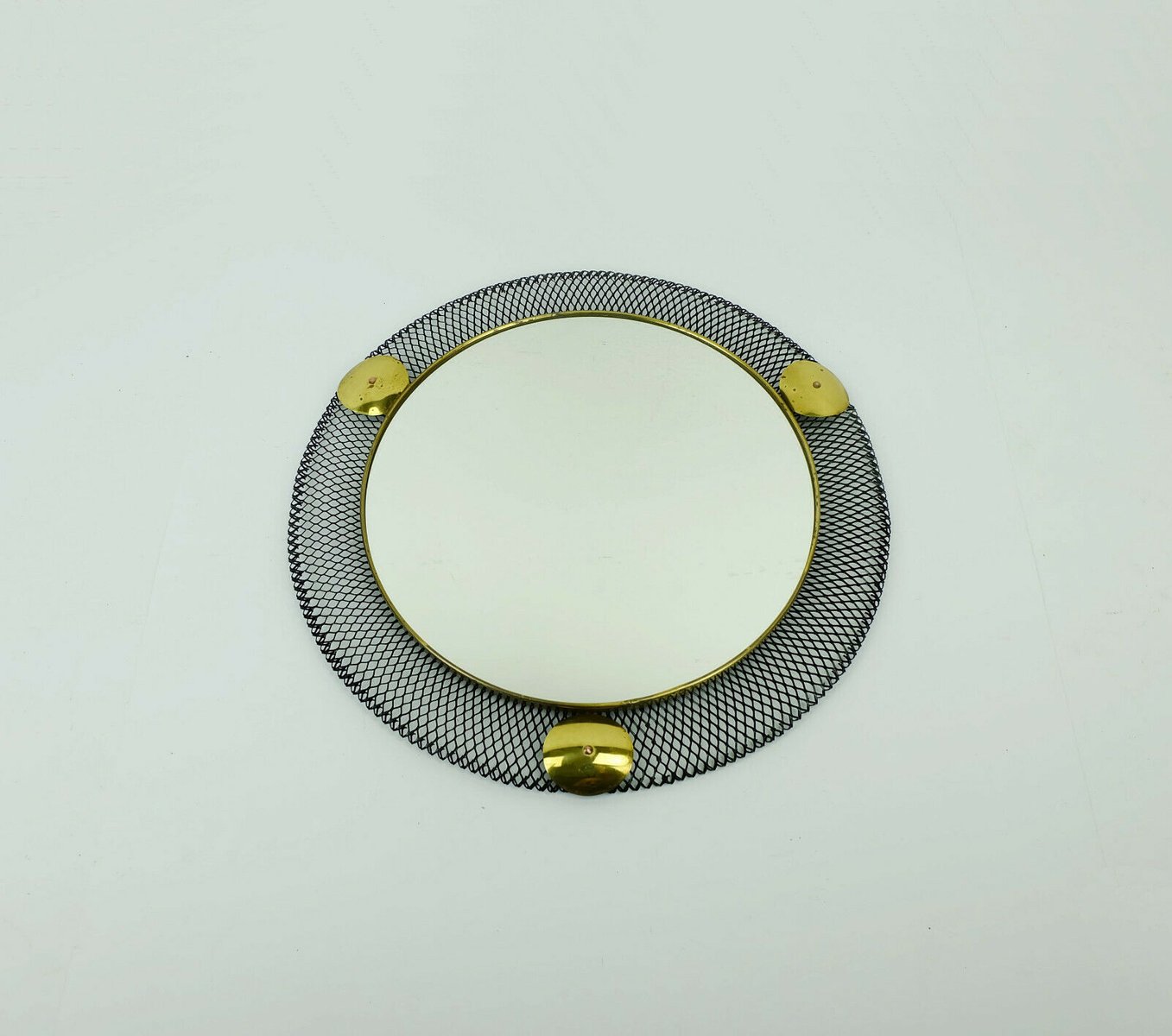 Mid-Century French Wall Mirror with Filigree Metal Frame, 1950s for ...