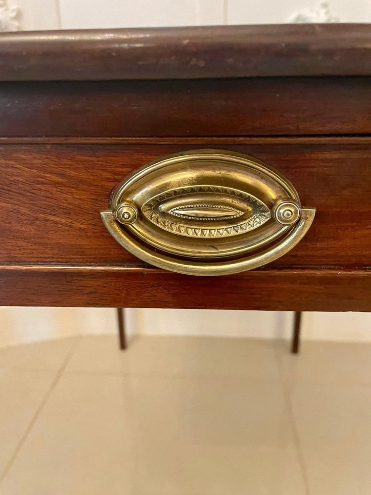 Antique Mahogany Freestanding Side Table for sale at Pamono