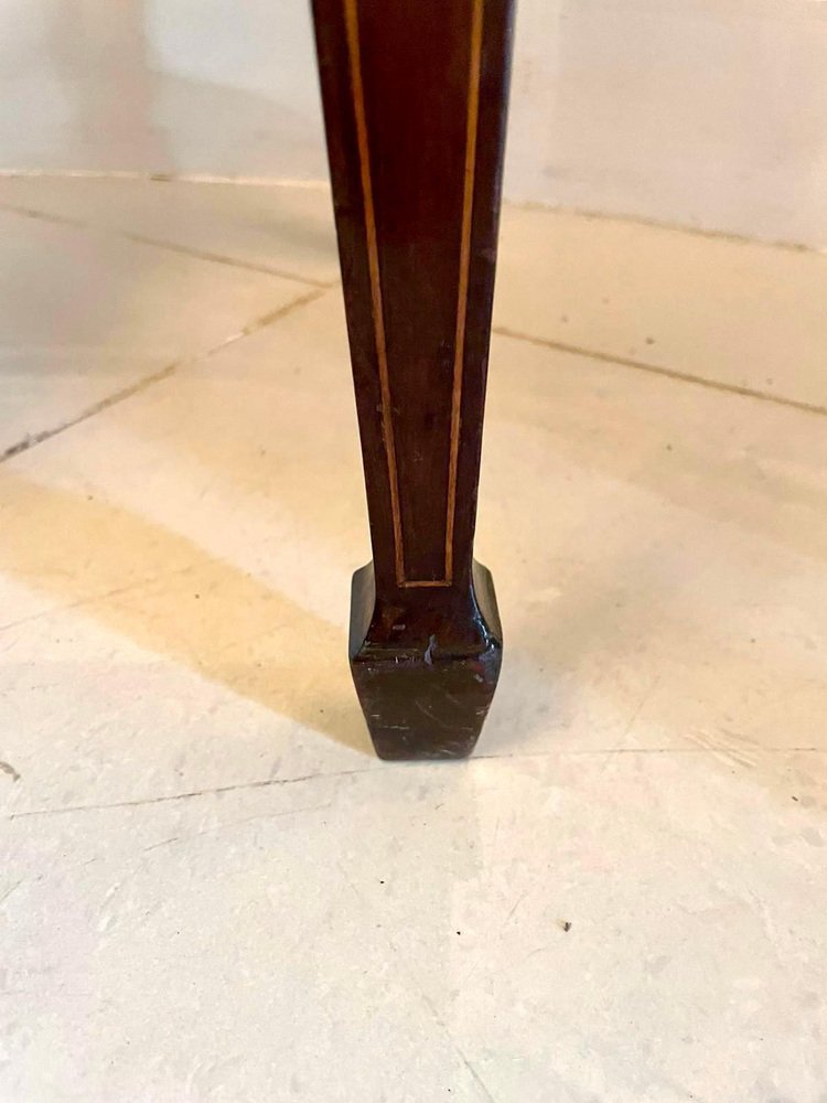 Antique Mahogany Freestanding Side Table for sale at Pamono