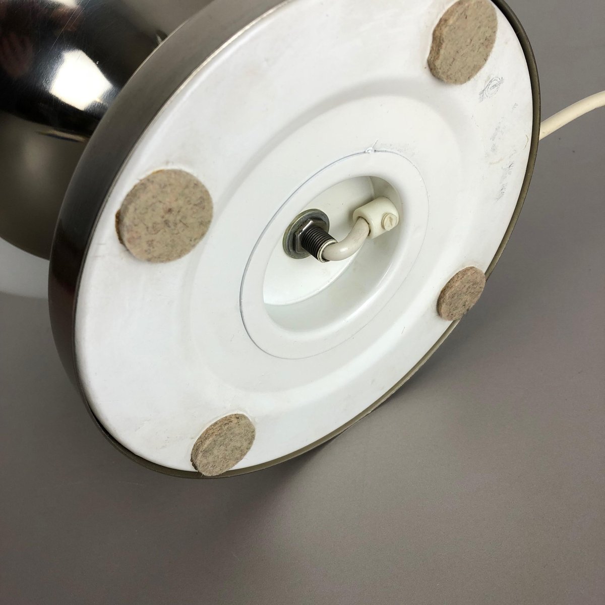 Original Modernist Mushroom Sputnik Table Light with Opal Shade, Italy ...