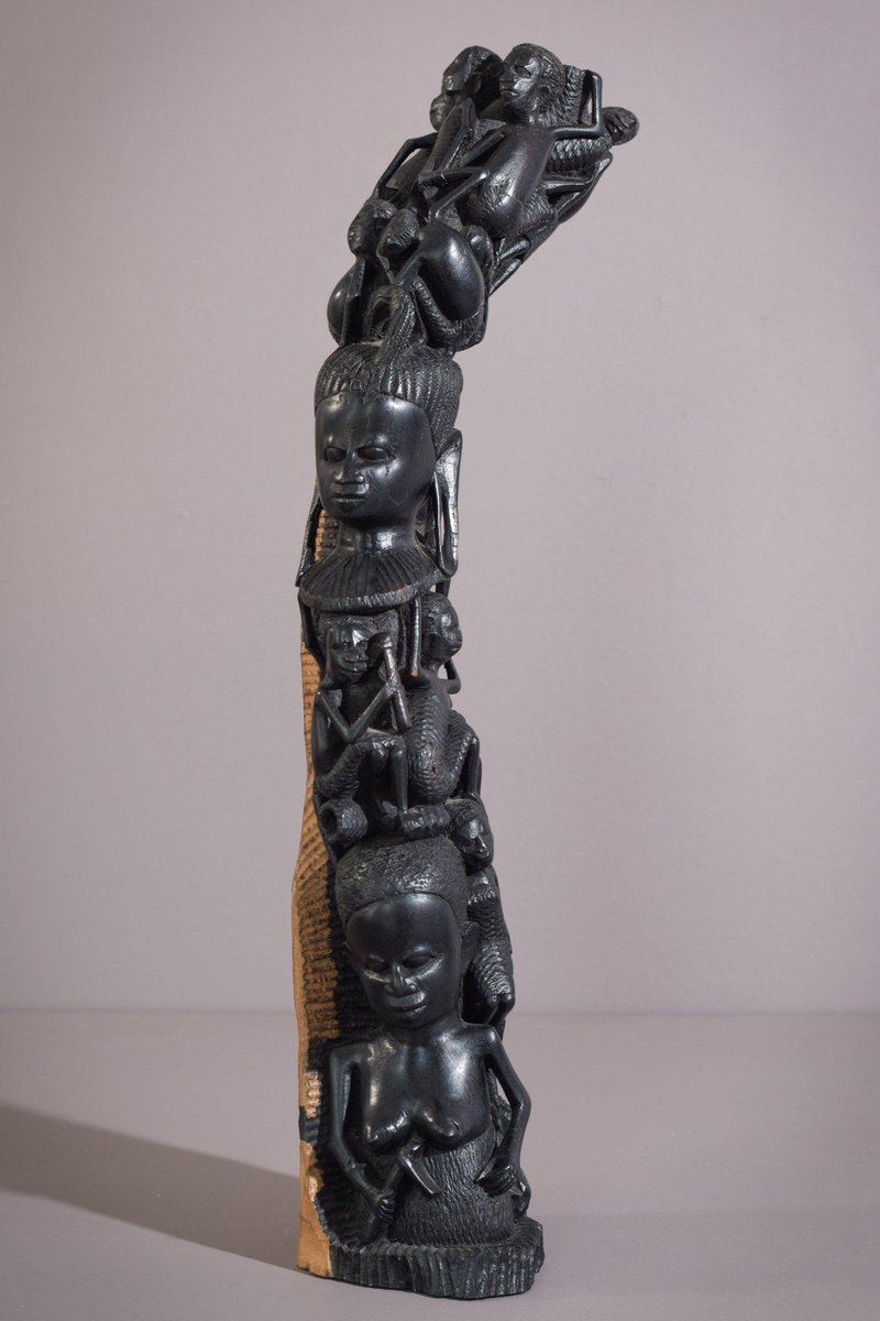 African Figural Post Carving for sale at Pamono