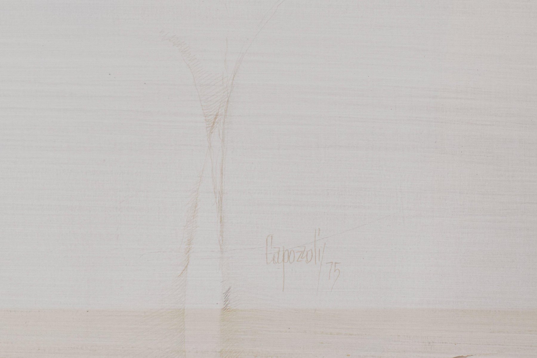 Glauco Capozzoli, Woman, 1975, Drawing & Watercolour for sale at Pamono