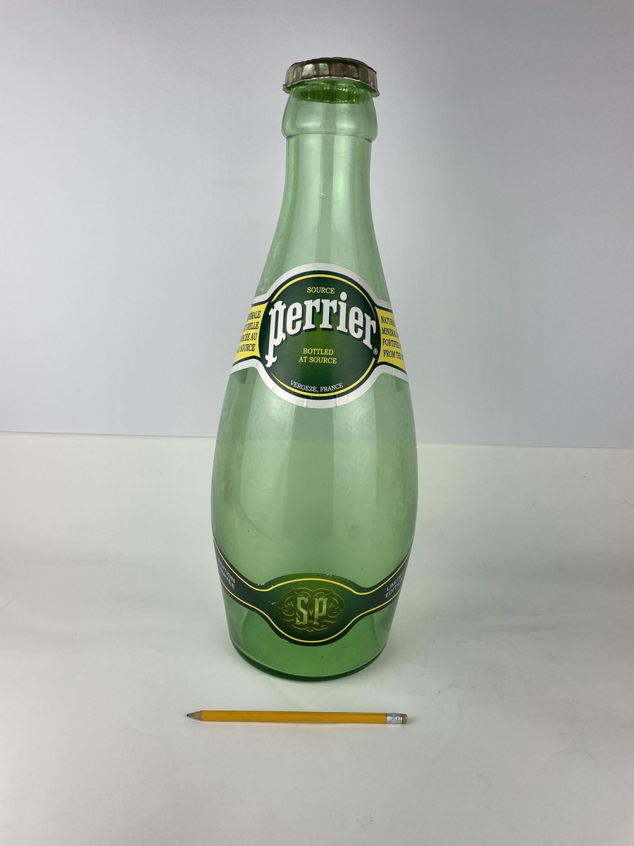 Large Promotional French Perrier Mineral Water Bottle, 1990s for sale ...