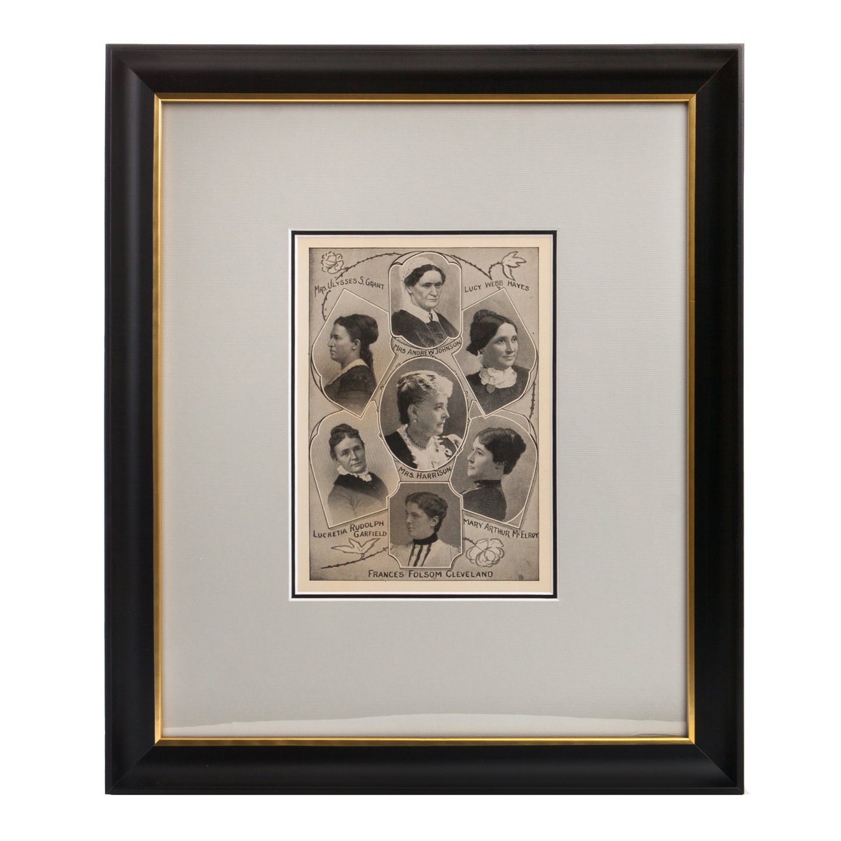 America's First Ladies of the 19th Century (1865-1893), Lithograph ...