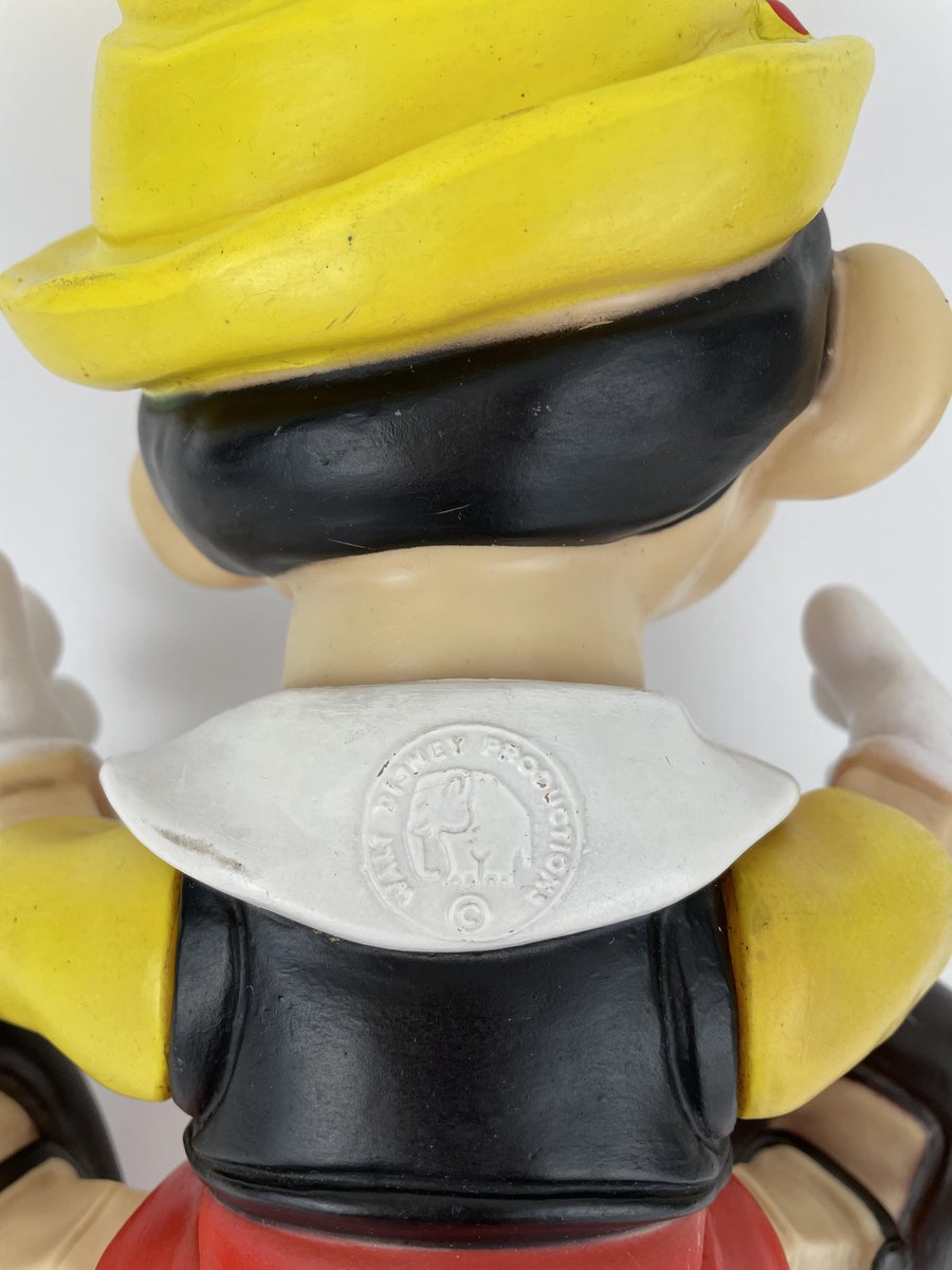 Rubber Pinocchio Toy from Walt Disney, Italy, 1960s for sale at Pamono