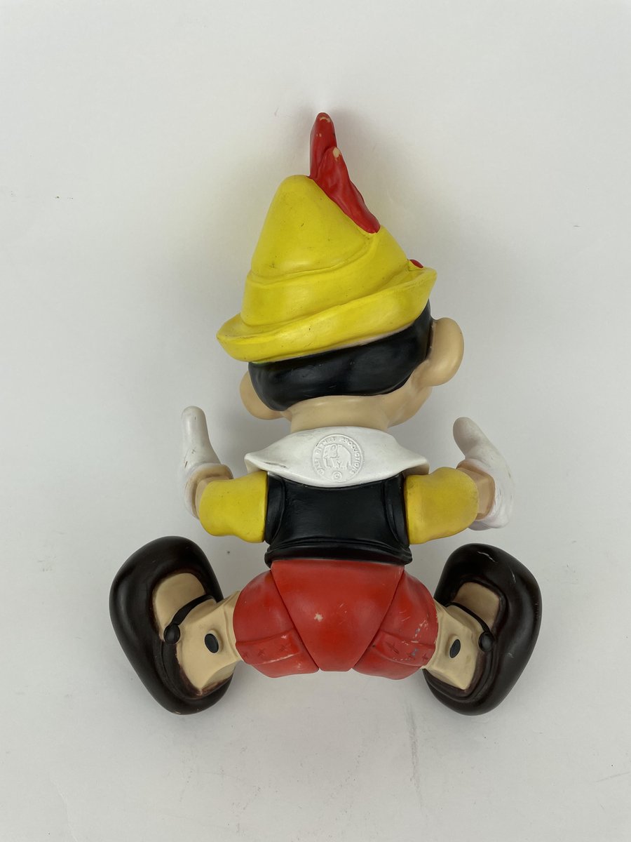 Rubber Pinocchio Toy from Walt Disney, Italy, 1960s for sale at Pamono