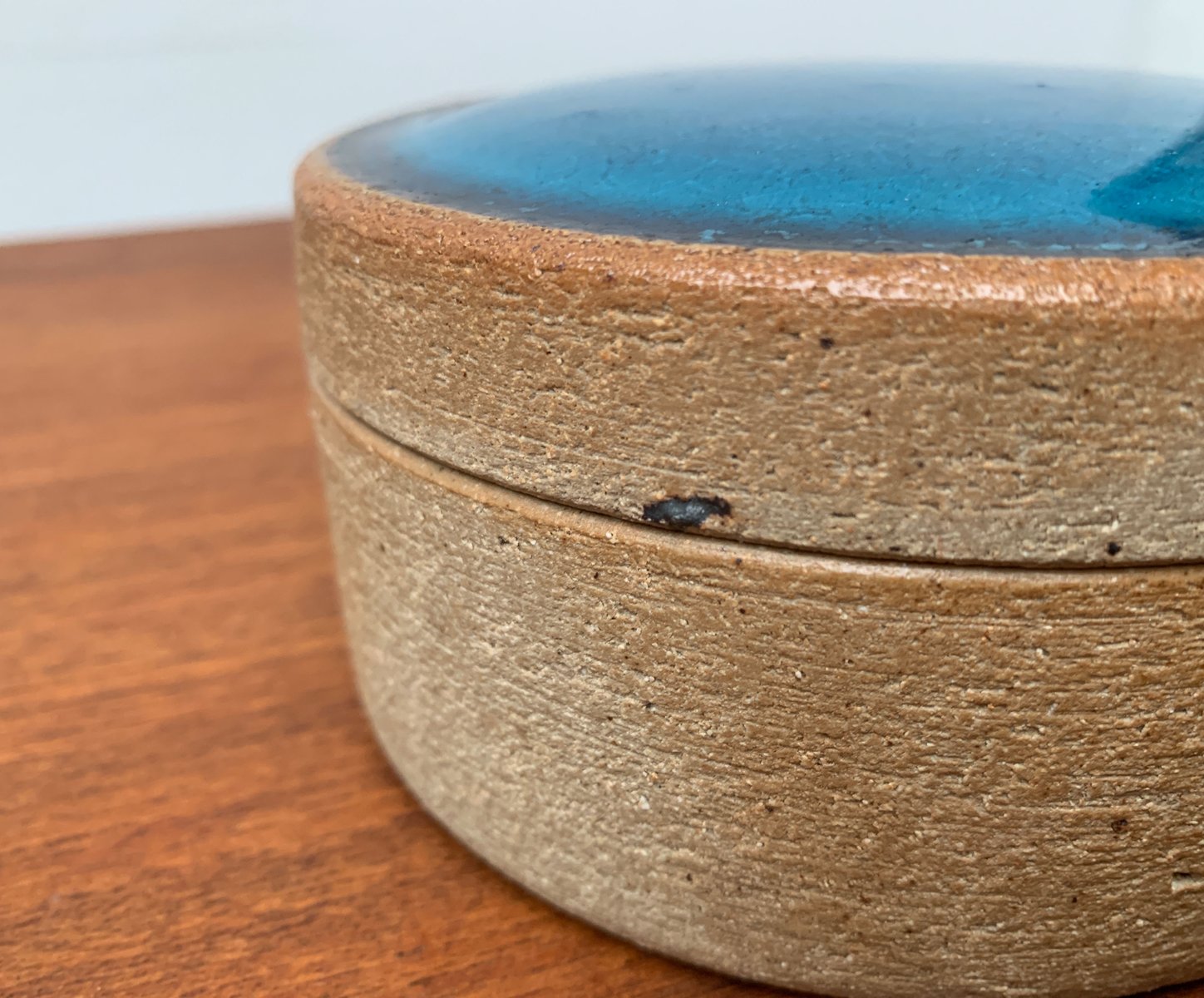 Mid-Century Danish Round Ceramic Box by L. Hjorth for Hjorth Pottery ...