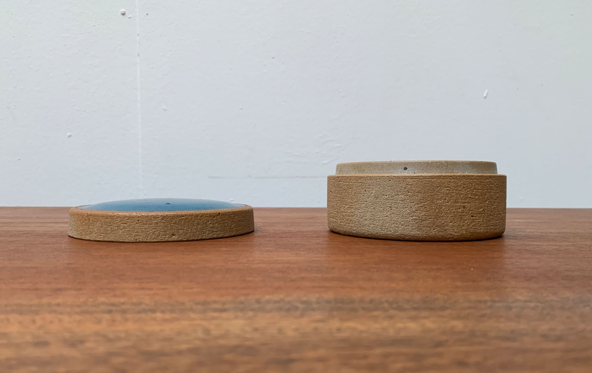 Mid-Century Danish Round Ceramic Box by L. Hjorth for Hjorth Pottery ...