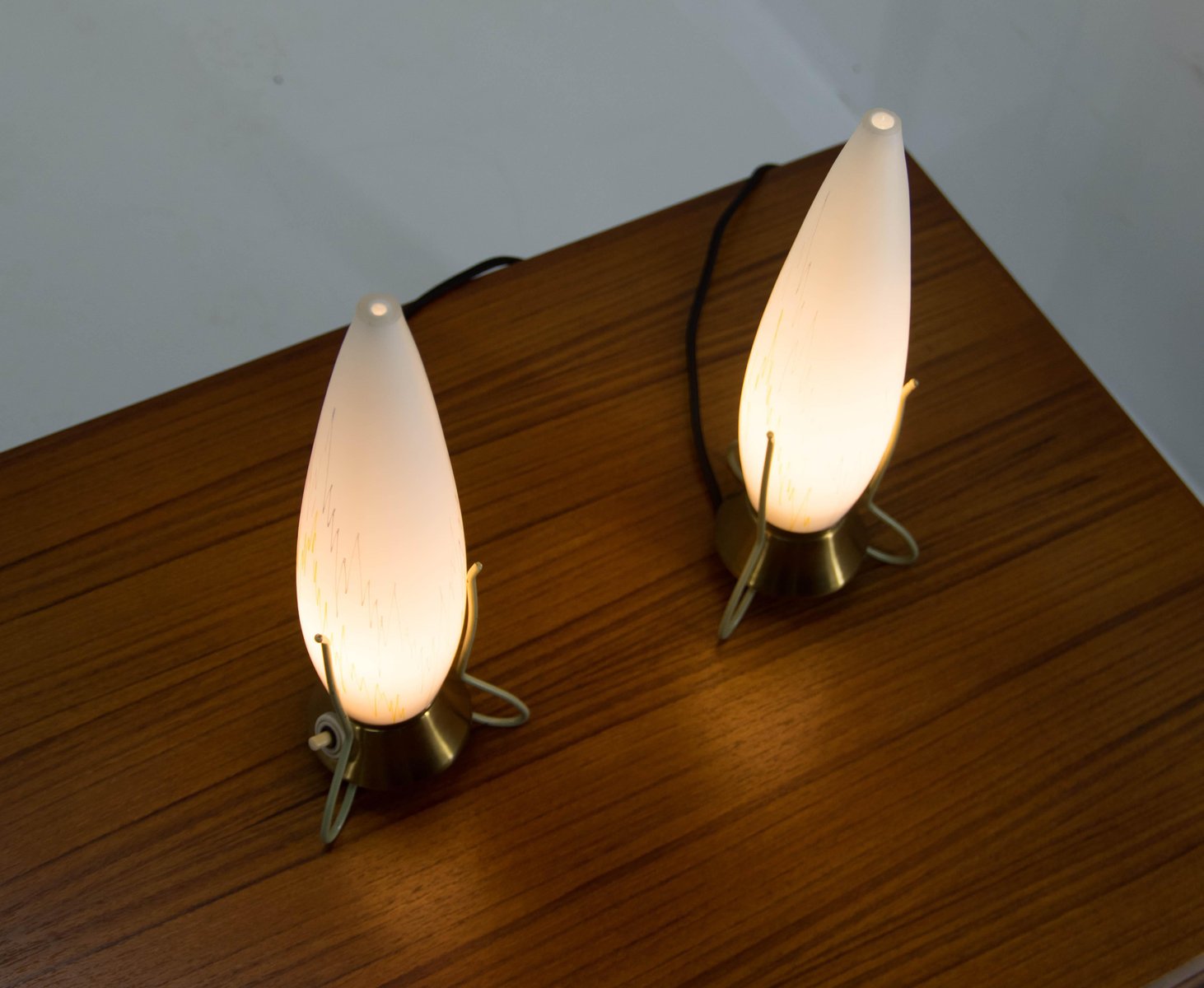 Mid-Century Rockets Table Lamps, 1960s, Set of 2 for sale at Pamono