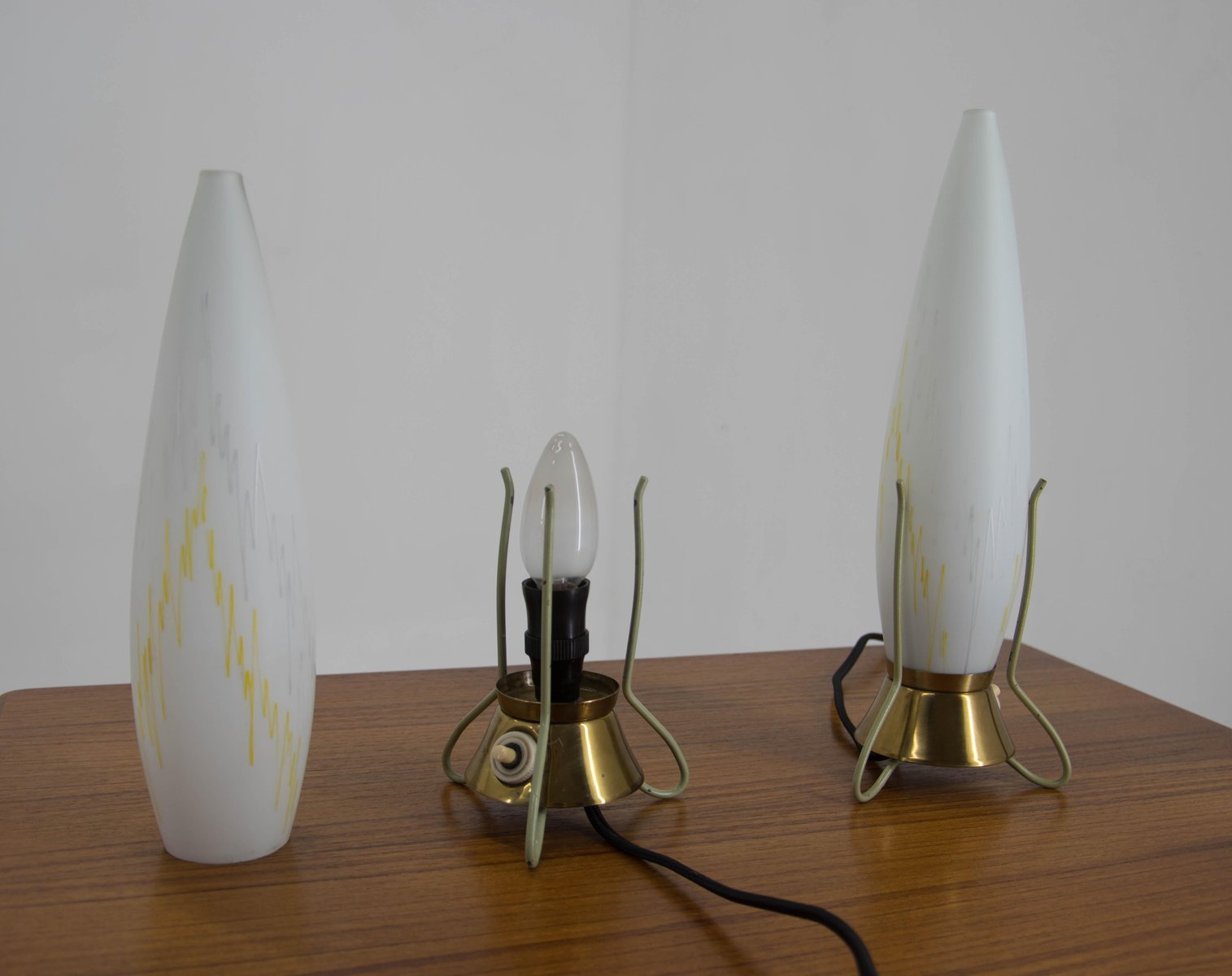Mid-Century Rockets Table Lamps, 1960s, Set of 2 for sale at Pamono