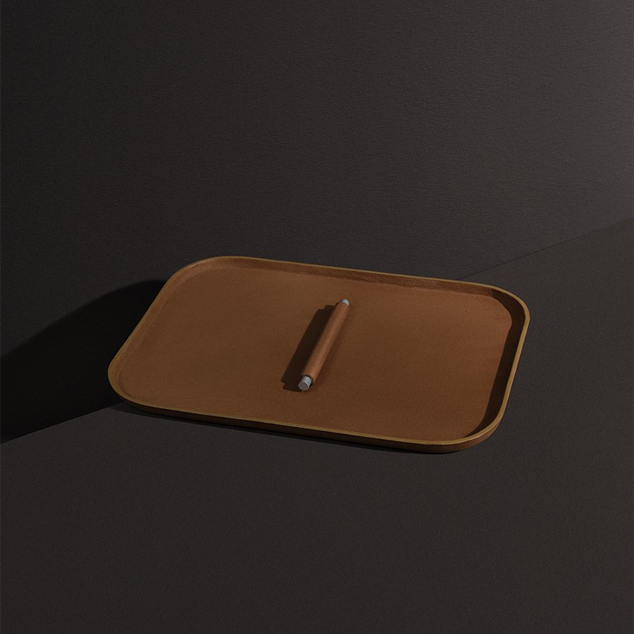 Plato Beige Tray Rectangle No.01 Defne Koz for Uniqka for sale at Pamono