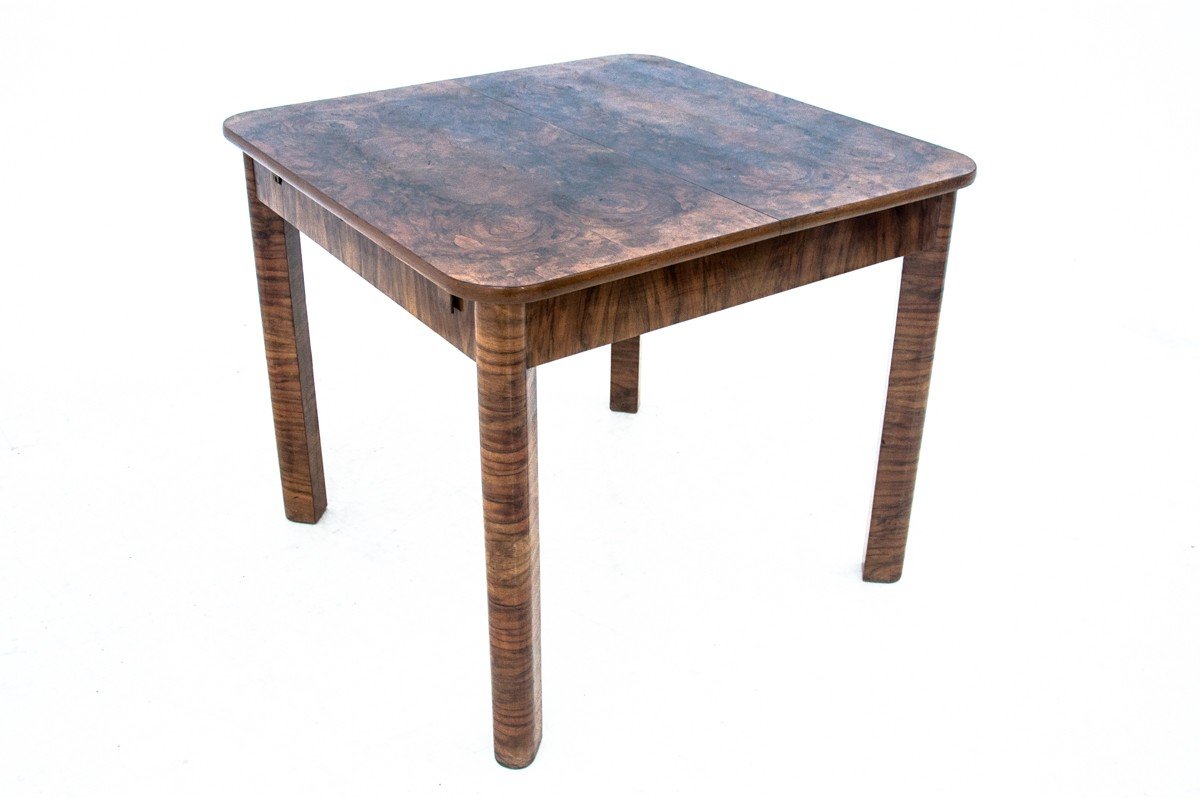 Art Deco Dining Table, Poland, 1950s for sale at Pamono