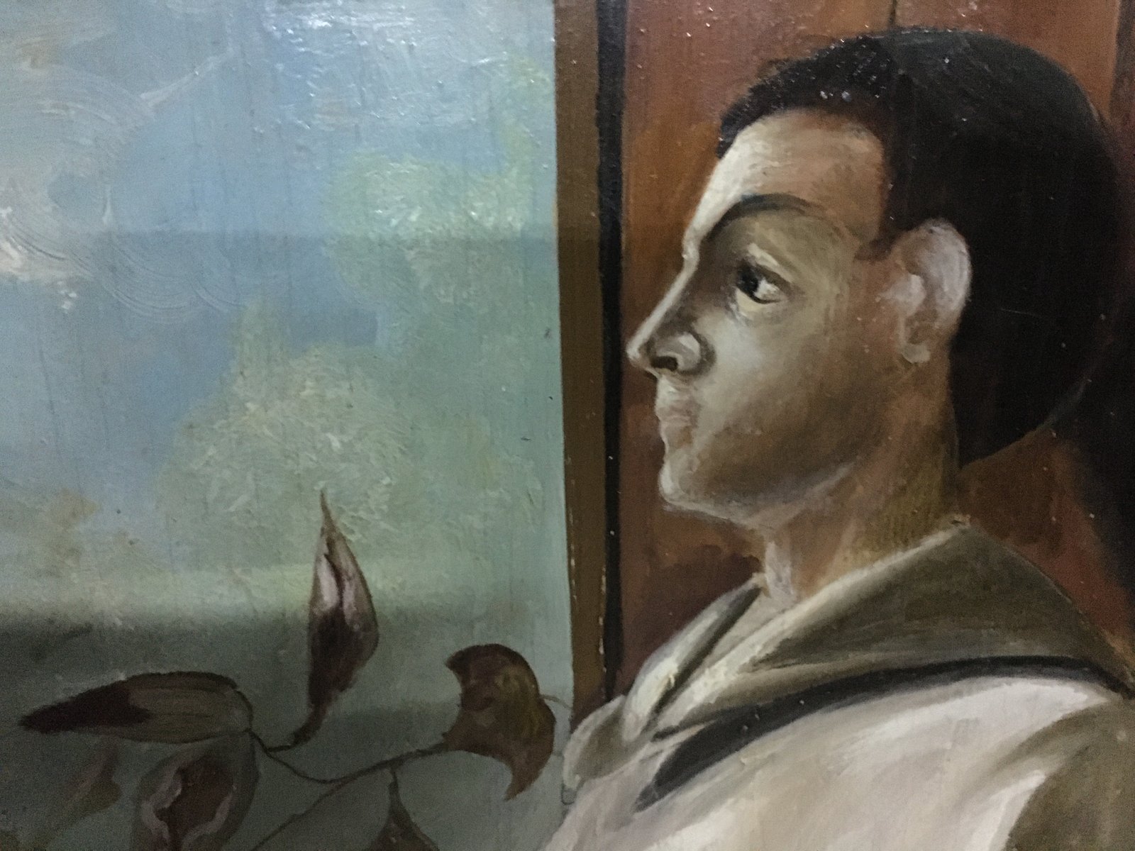 Friar, 1931, Oil on Board, Framed for sale at Pamono