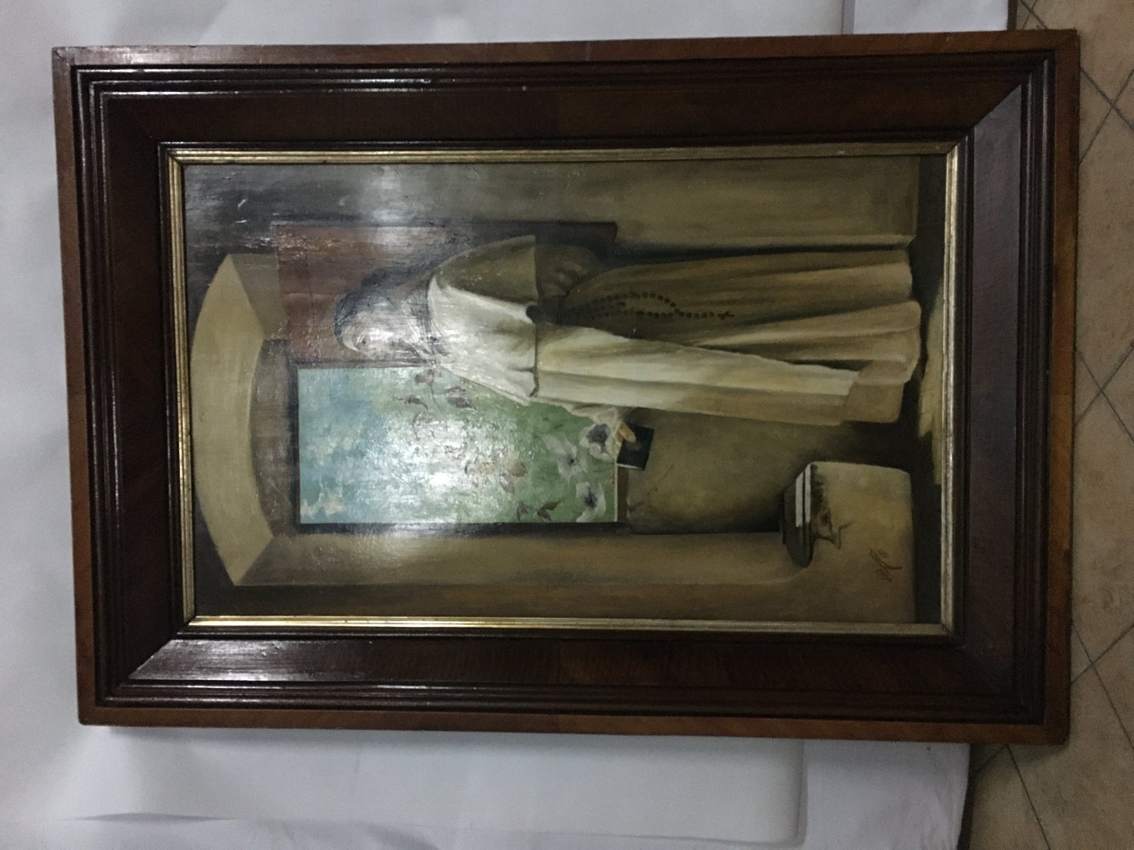 Friar, 1931, Oil on Board, Framed for sale at Pamono