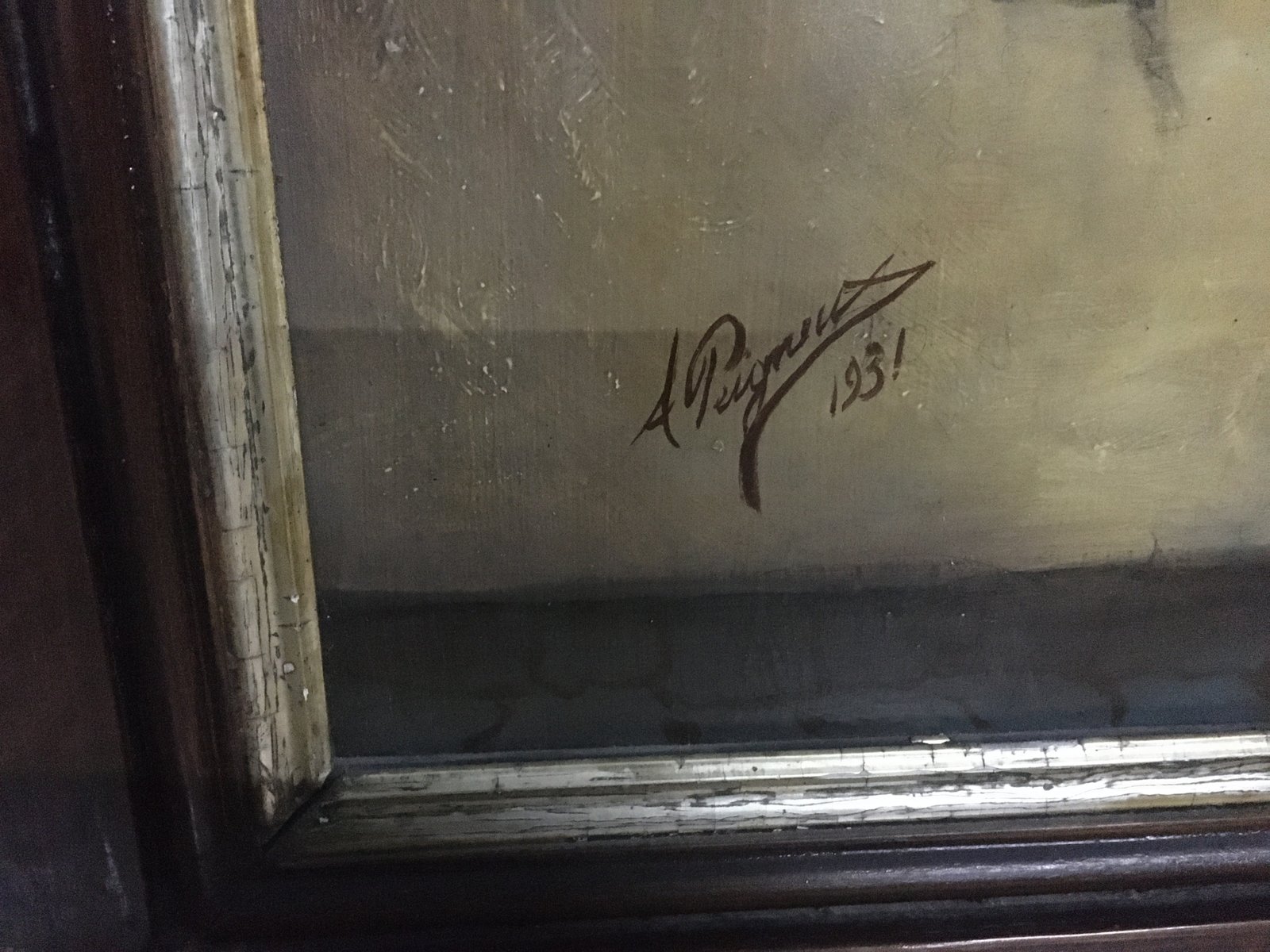 Friar, 1931, Oil on Board, Framed for sale at Pamono