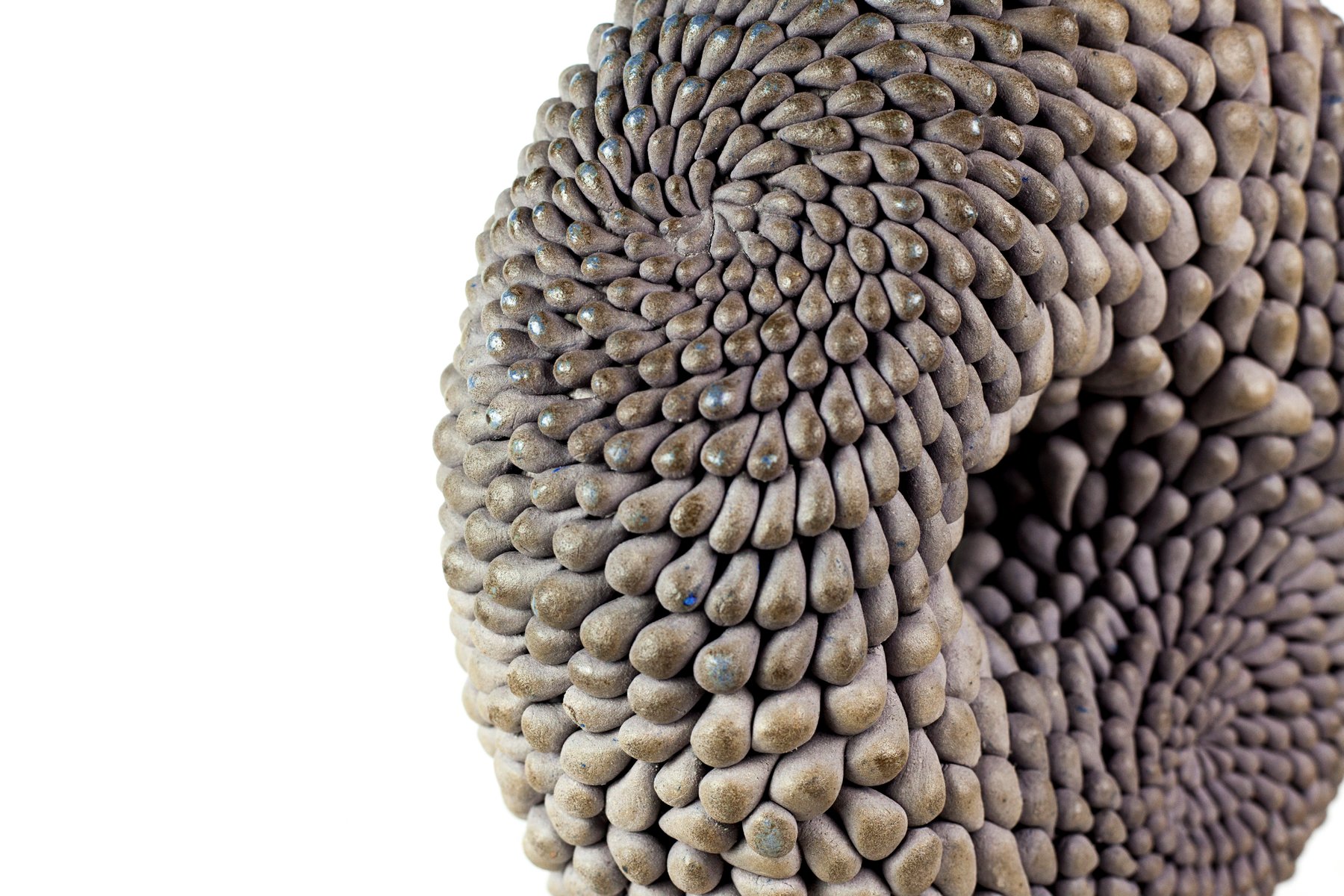 Hand-Patterned Restlessness Stoneware Sculpture for sale at Pamono