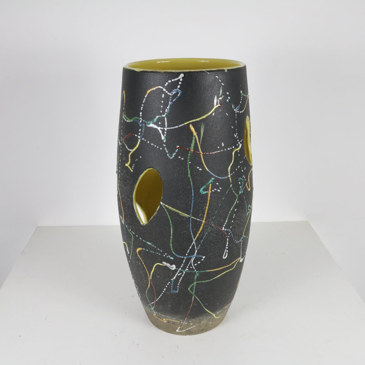 Italian Glazed Ceramic Vase by Lina Poggi Assolini, 1960s for sale at ...