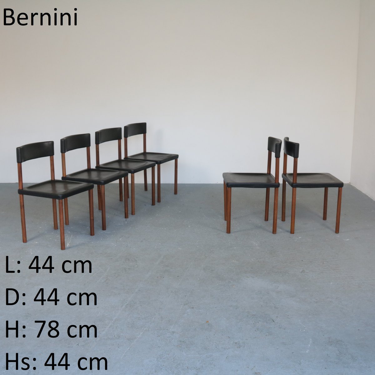 Stühle von Bernini, 6er Set bei Pamono kaufen