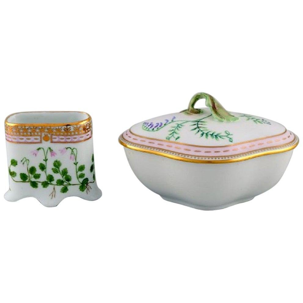 German Porcelain Vase and Lidded Bowl from Kaiser, Set of 2 for sale at ...