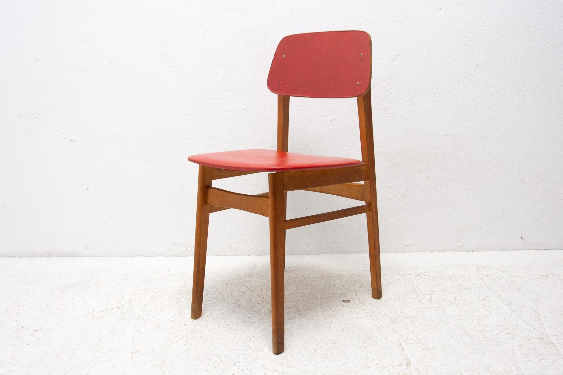 Mid-Century Color Chair, Czechoslovakia, 1960s for sale at Pamono