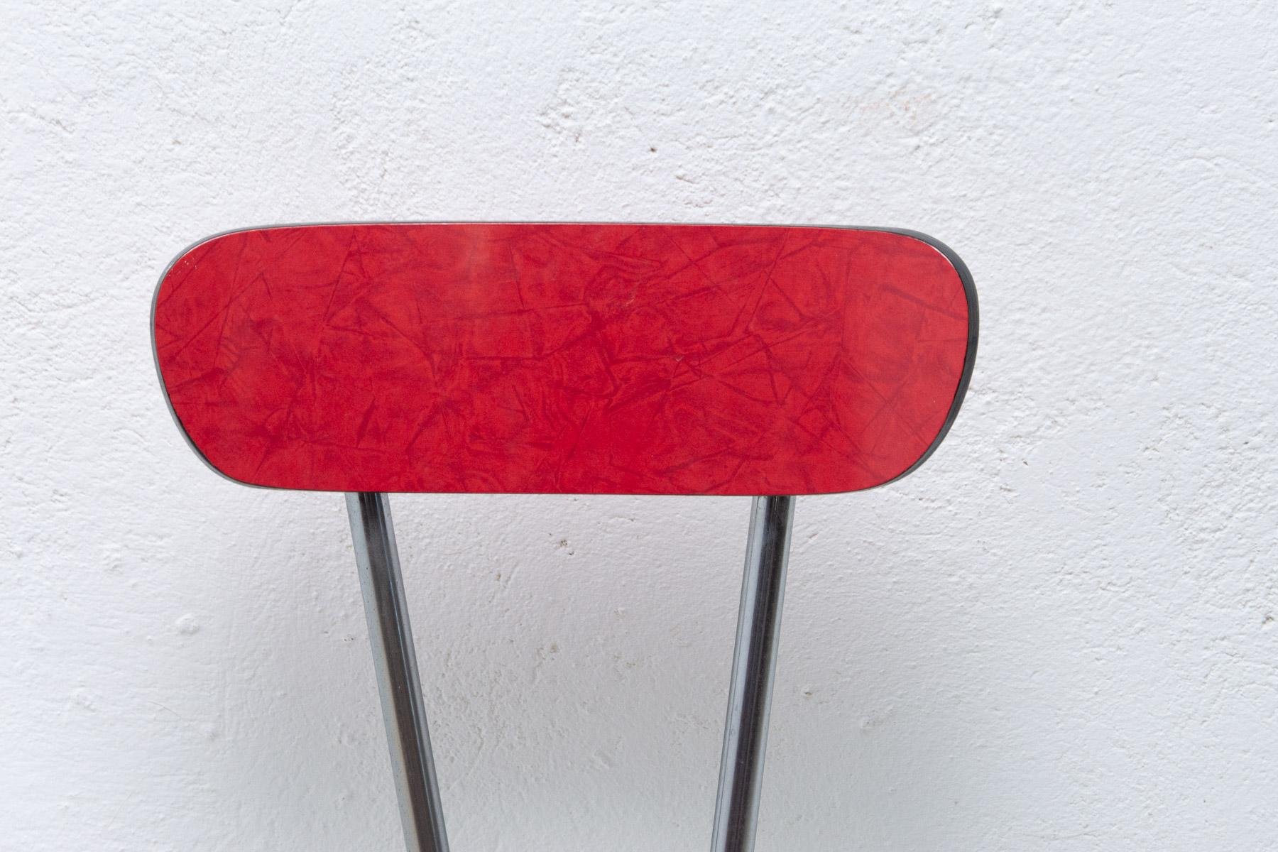 Colored Formica Cafe Chairs, Czechoslovakia, 1960s, Set of 2 for sale ...