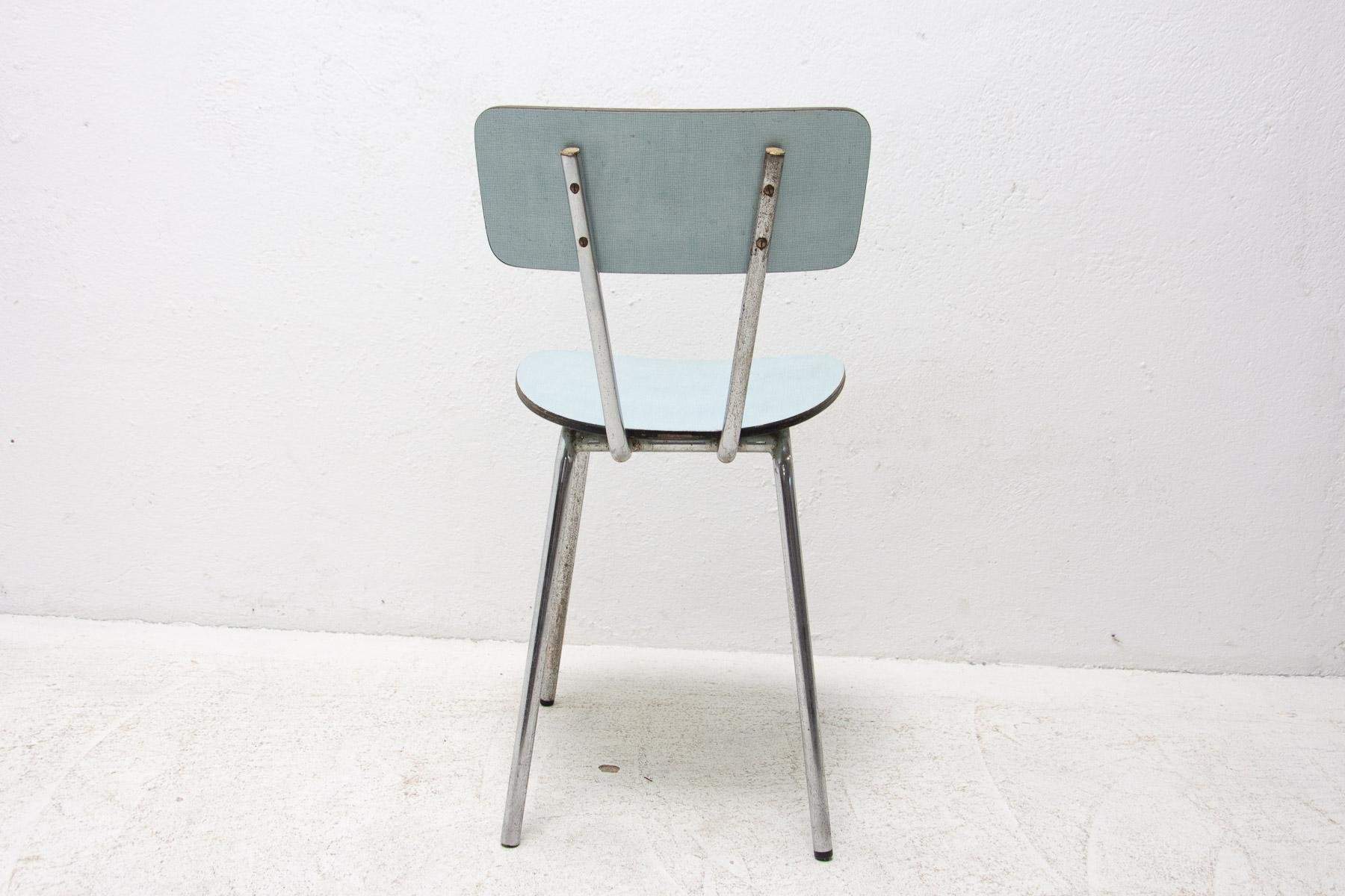 Czechoslovak Colored Formica Cafe Chair, 1960s for sale at Pamono